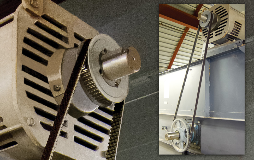 TB Wood's QT Power Chain II Belt Drive System For HVAC Exhaust Fan